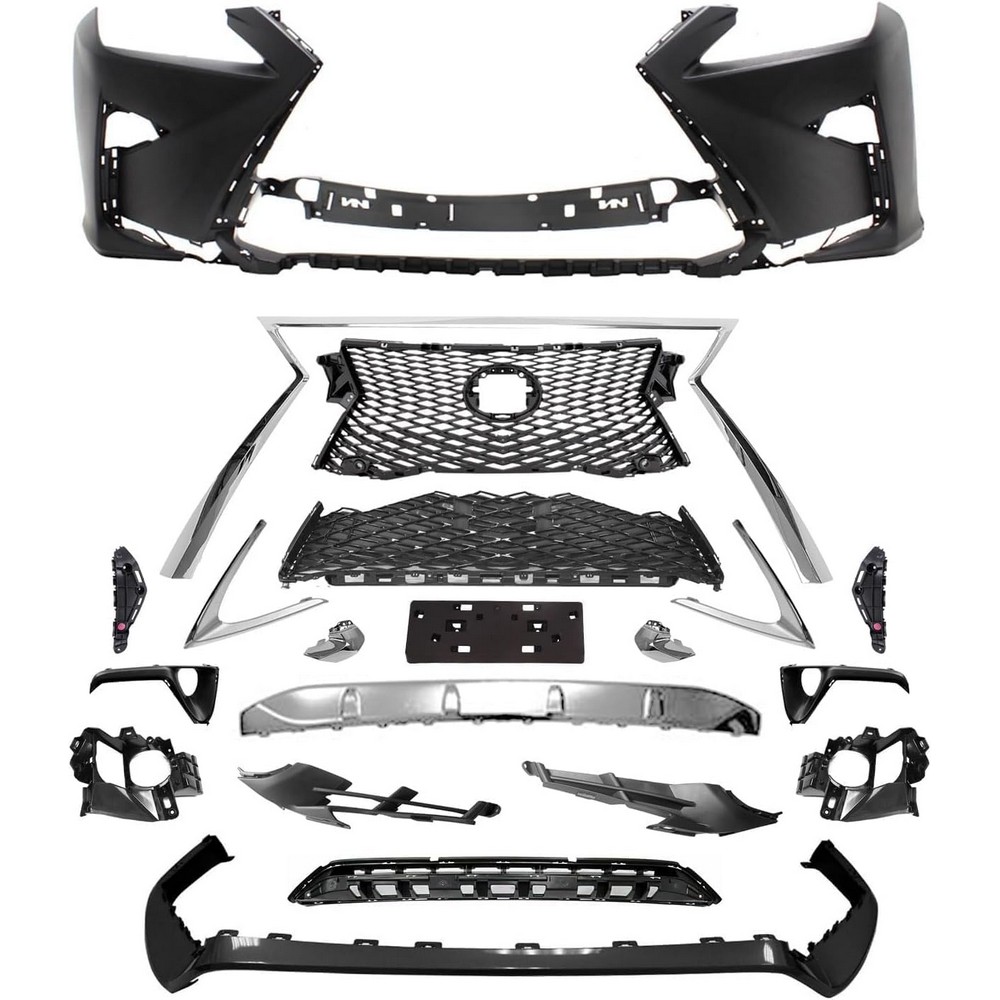 Lexus RX350 RX350L RX450H RX450HL 2016-2019 Front Bumper Conversion ...